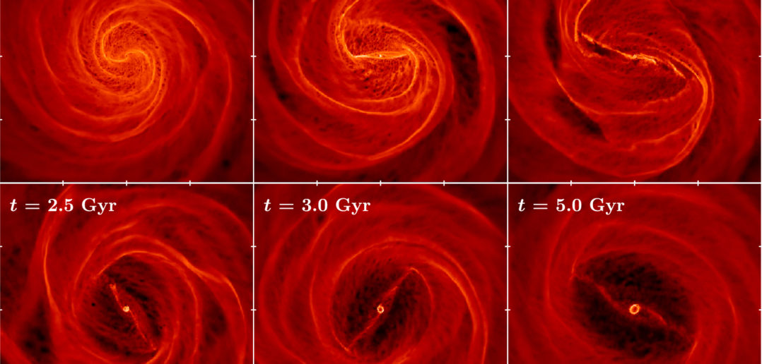 Featured Image: How Gas Affects the Structure of Galaxies - AAS Nova