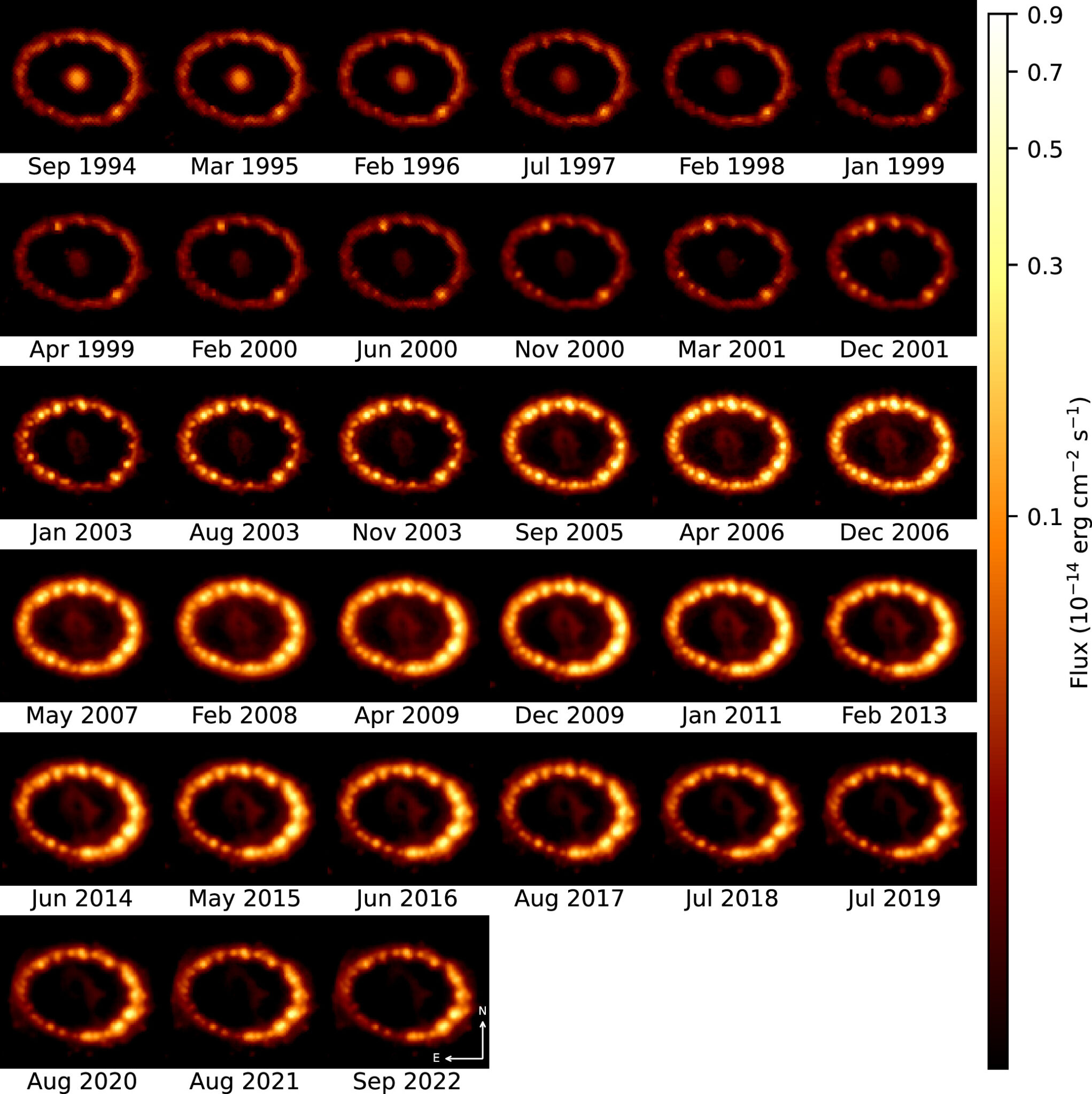 Featured Image: Evolution of a Supernova Ring - AAS Nova